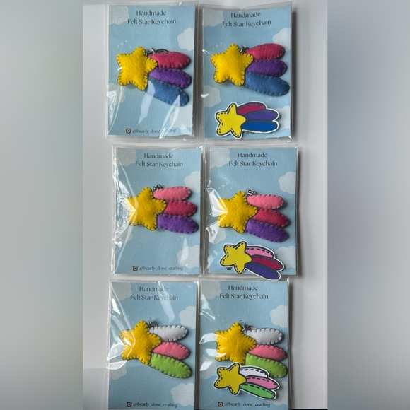 Hand Crafted | Accessories | Hostpick Handcrafted Shooting Star Felt ...